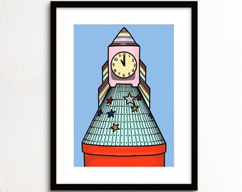 Childhood Wall Clock - Etsy