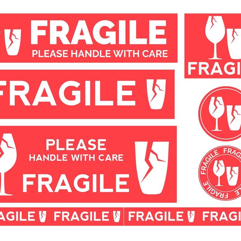 Fragile Sign - Etsy UK