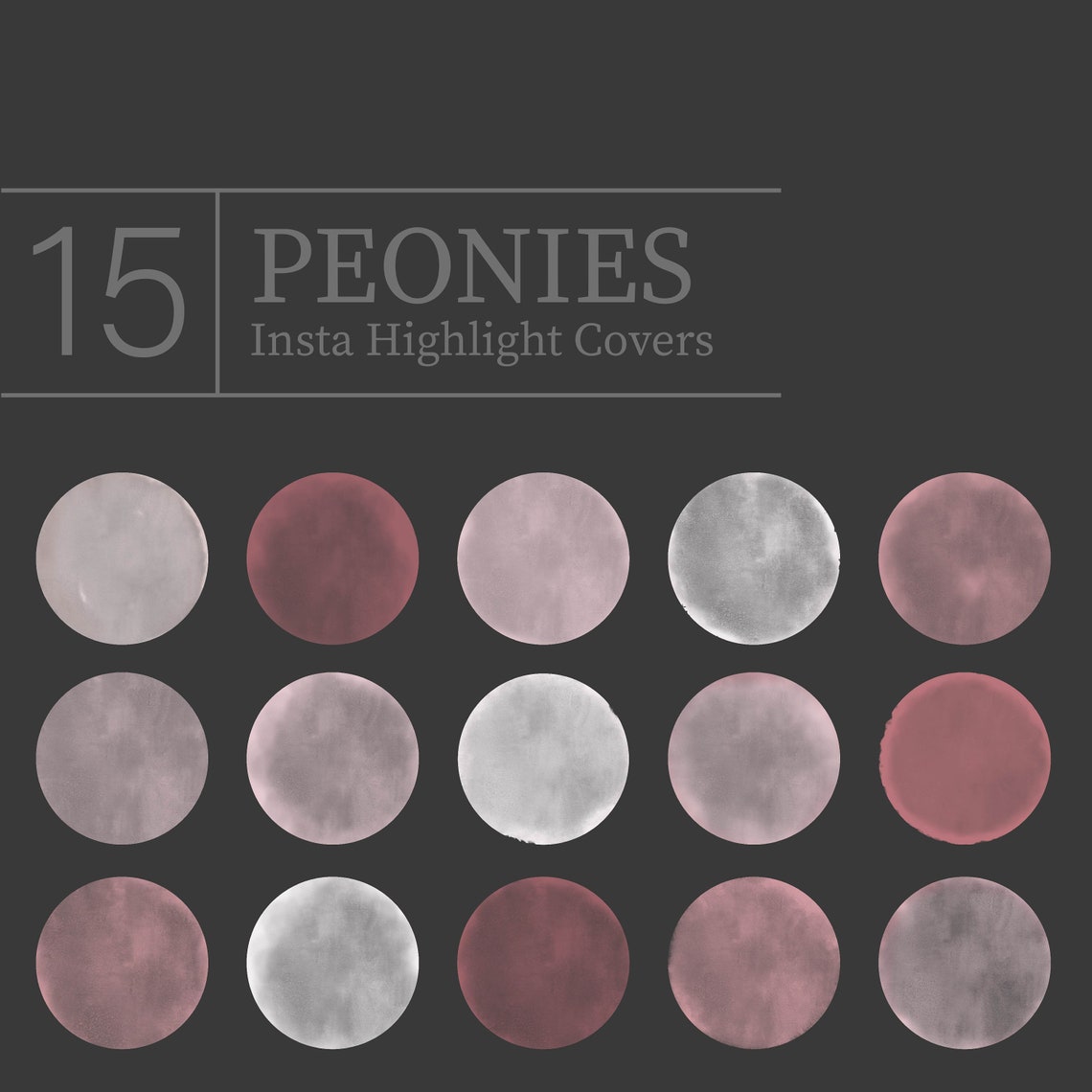 15 Watercolor PNG + JPG Insta Highlights, Insta Covers, Watercolor ...