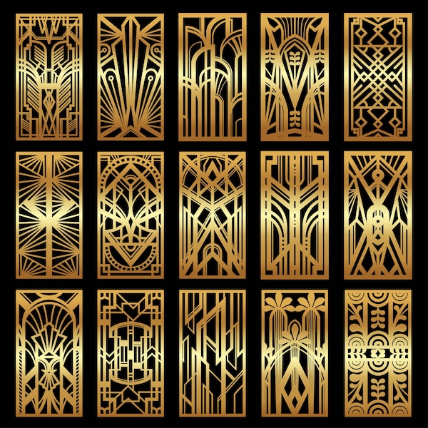 Art Deco Vector - Etsy