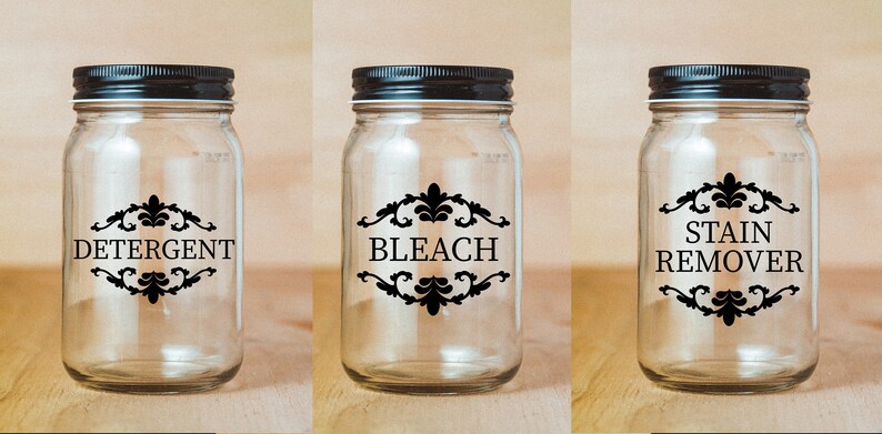 21 Printable Laundry Room Labels, Vintage Style - Digital Download ...