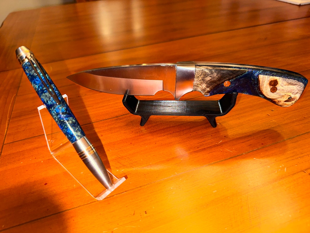 Oil Slick Hybrid Resin Knife Scales - Etsy
