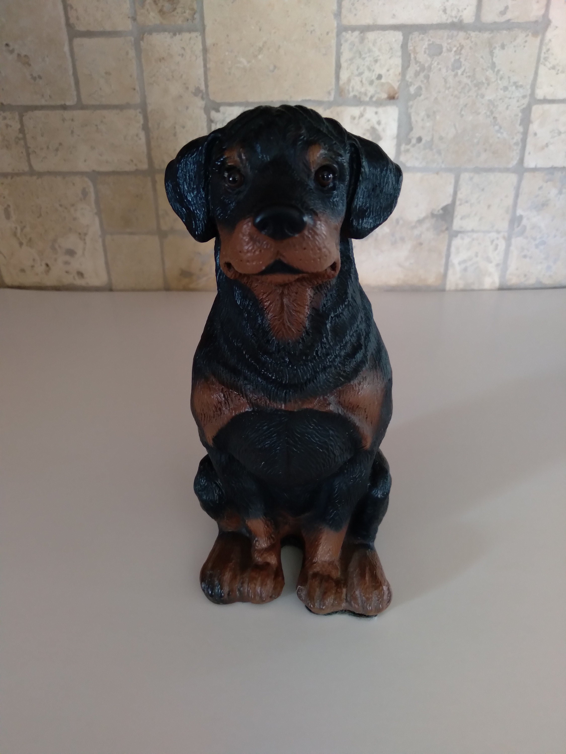 Small Rottweiler Statue - Etsy