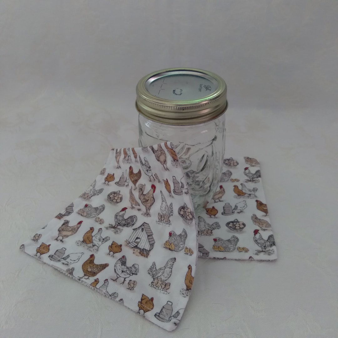Fabric Jar Opener Set, Set of Two Jar Grippers, Jar Lid Openers ...
