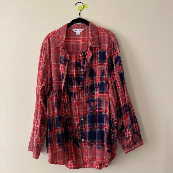 Bleached Flannel - Etsy