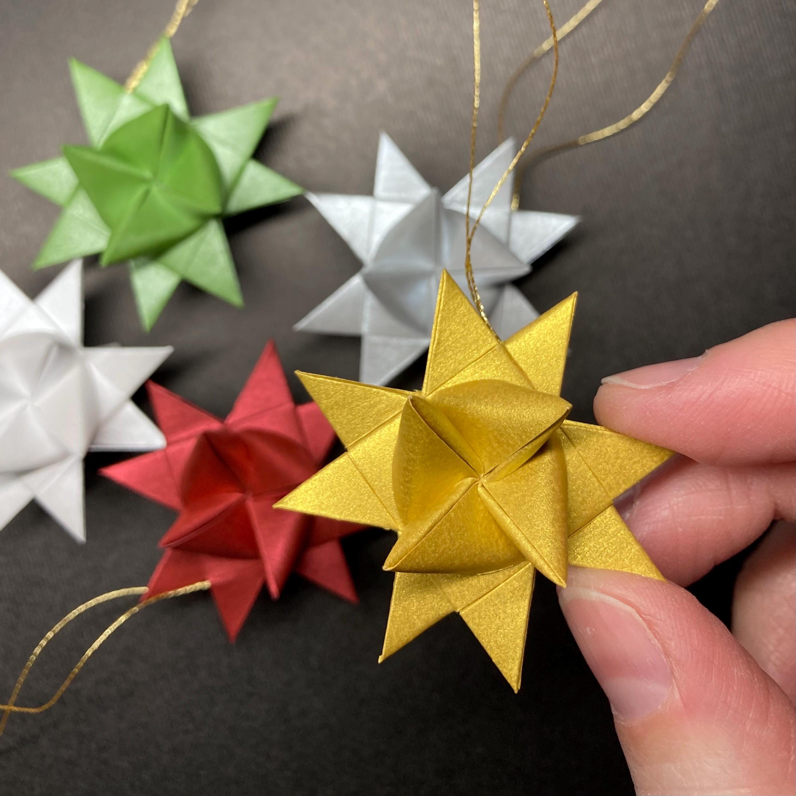 Froebel Star Ornaments | Set of 5 - Etsy