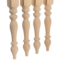 Tapered Mission Dining Table Legs (rustic Pine) - Etsy