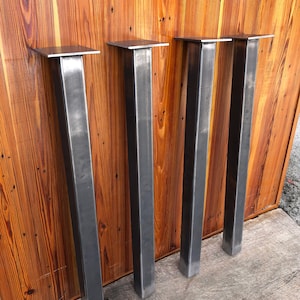 Metal Post Table Legs - Set of 4 - Made in the USA From American Steel ...