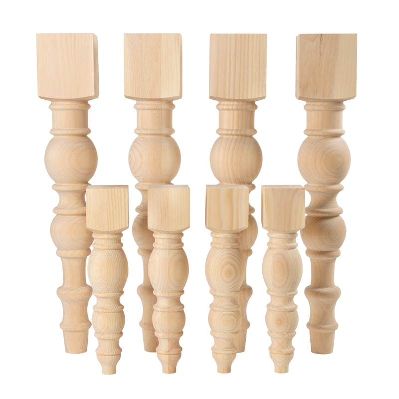 Spindles Wood Legs - Etsy