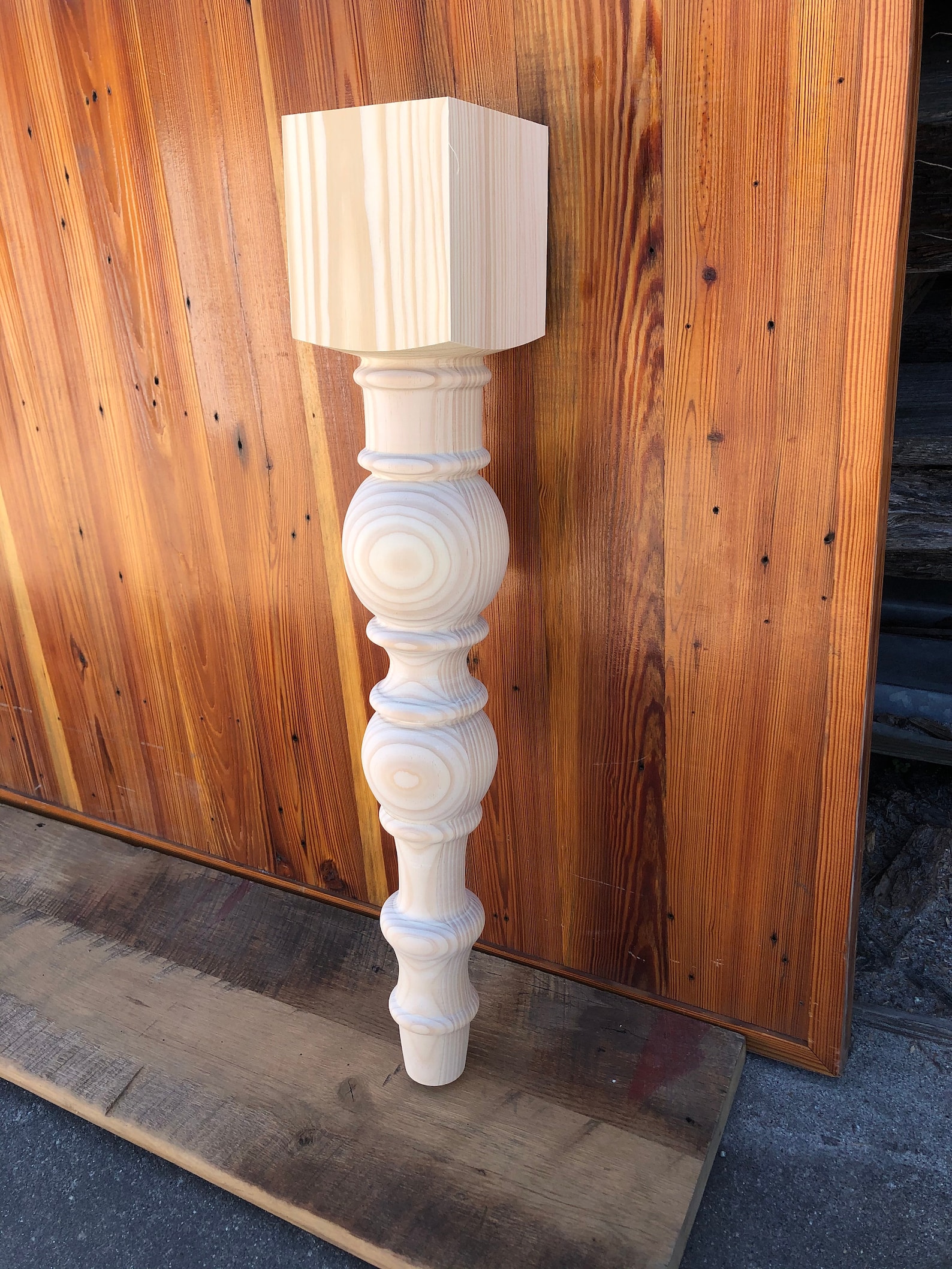 Modern Chunky Farmhouse Dining Legs 5 X 29 American Pine Set of 4 ...