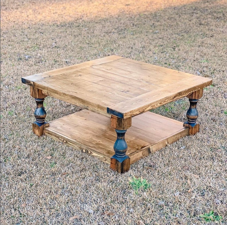 Countryside Chunky Farmhouse Bench Legs - Set of 4 - Unfinished ...