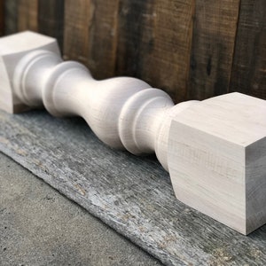 Monastery Farmhouse Chunky Maple Dining Legs - 5" X 29" - Set of 4 ...