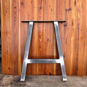 Metal A Frame Table Legs - Set of 2 - Modern Industrial Legs Made in ...
