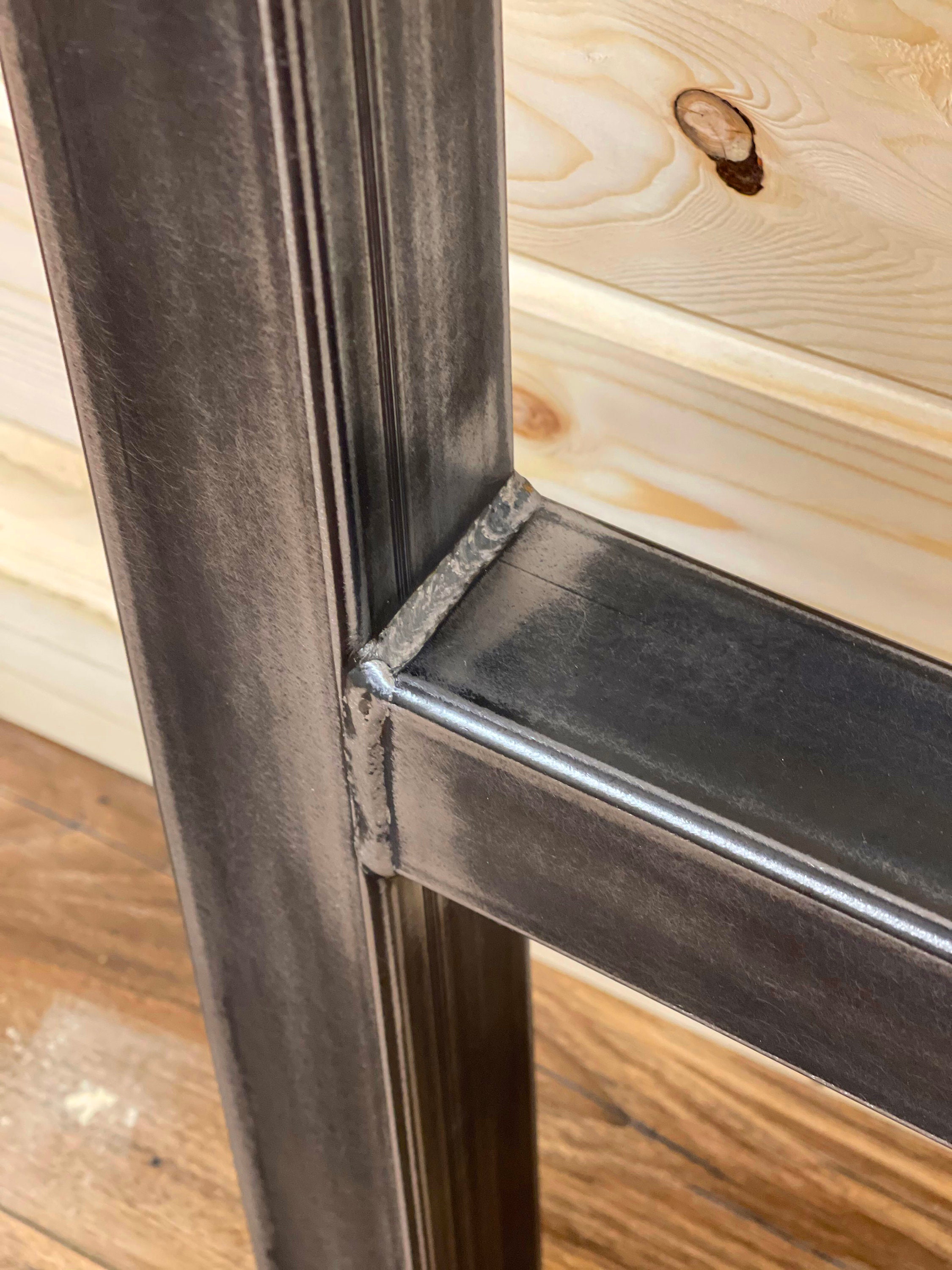 Metal H-block Table Legs Set of 2 Modern Industrial Legs - Etsy