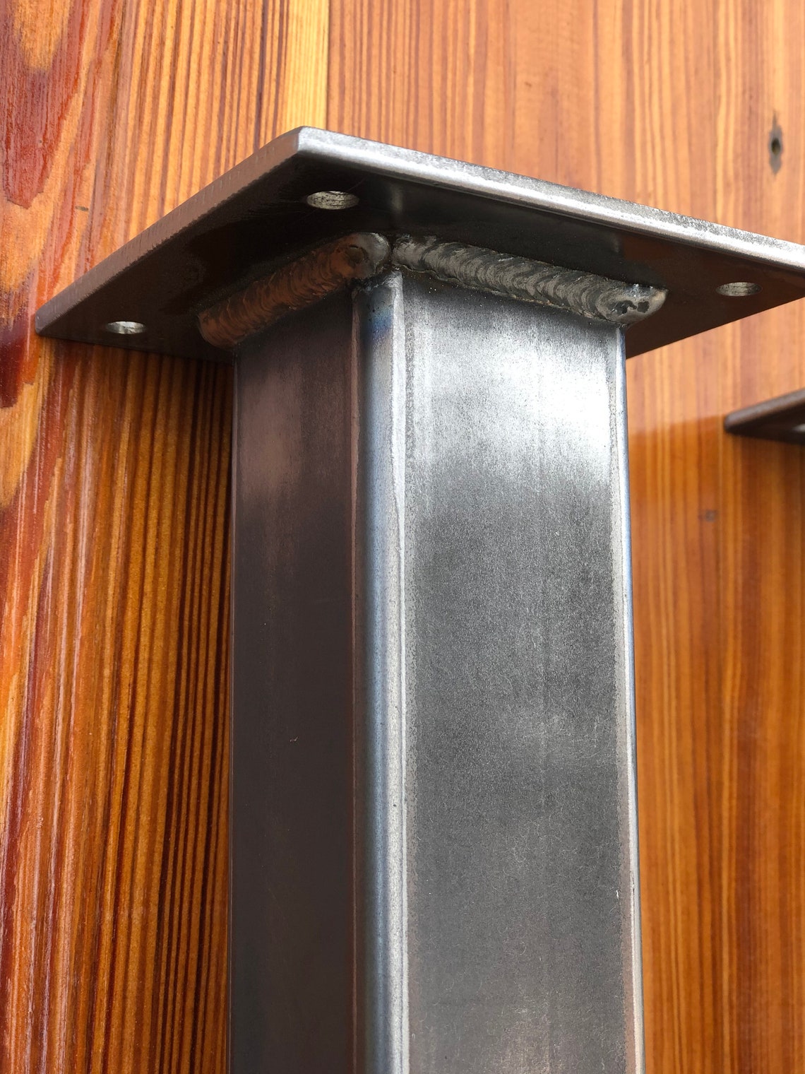 Metal Post Table Legs Set of 4 Modern Industrial Legs - Etsy