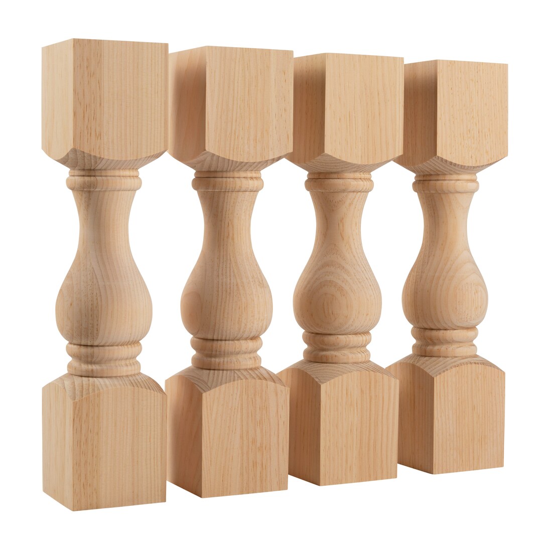 Pine Countryside Farmhouse Bench Legs - Set of 4 - Sustainably ...