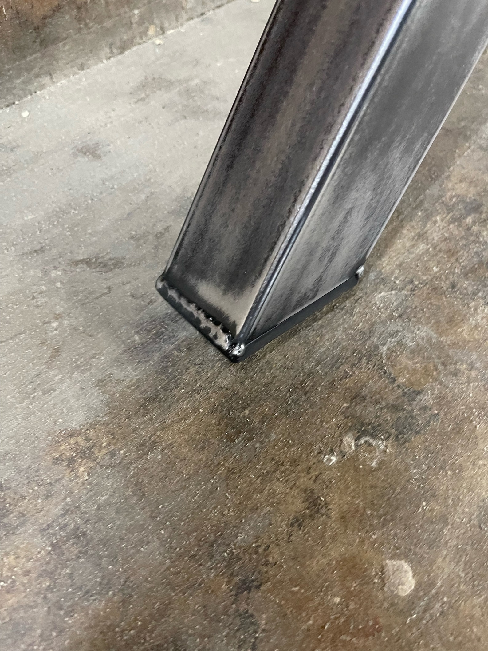 X Metal Table Legs - Set of 2 - Modern Industrial Legs Made in the USA ...