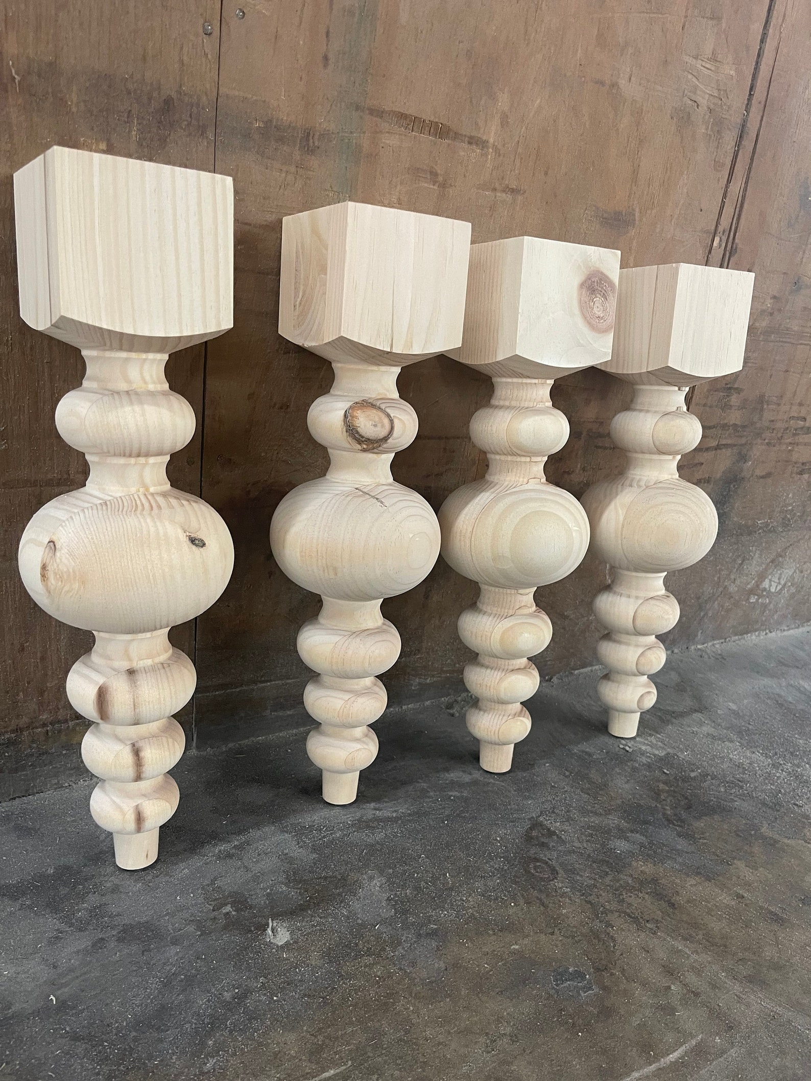 Massive Modern Bench Legs 4.75 X 16 Set of 4 - Etsy