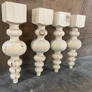 Massive Modern Bench Legs - 4.75" X 16" - Set of 4 - Handmade in NC - Etsy