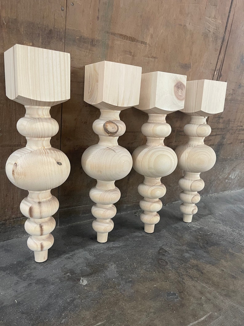 Massive Modern Bench Legs - 4.75" X 16" - Set of 4 - Handmade in NC - Etsy