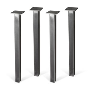 Metal Post Table Legs - Set of 4 - Made in the USA From American Steel ...