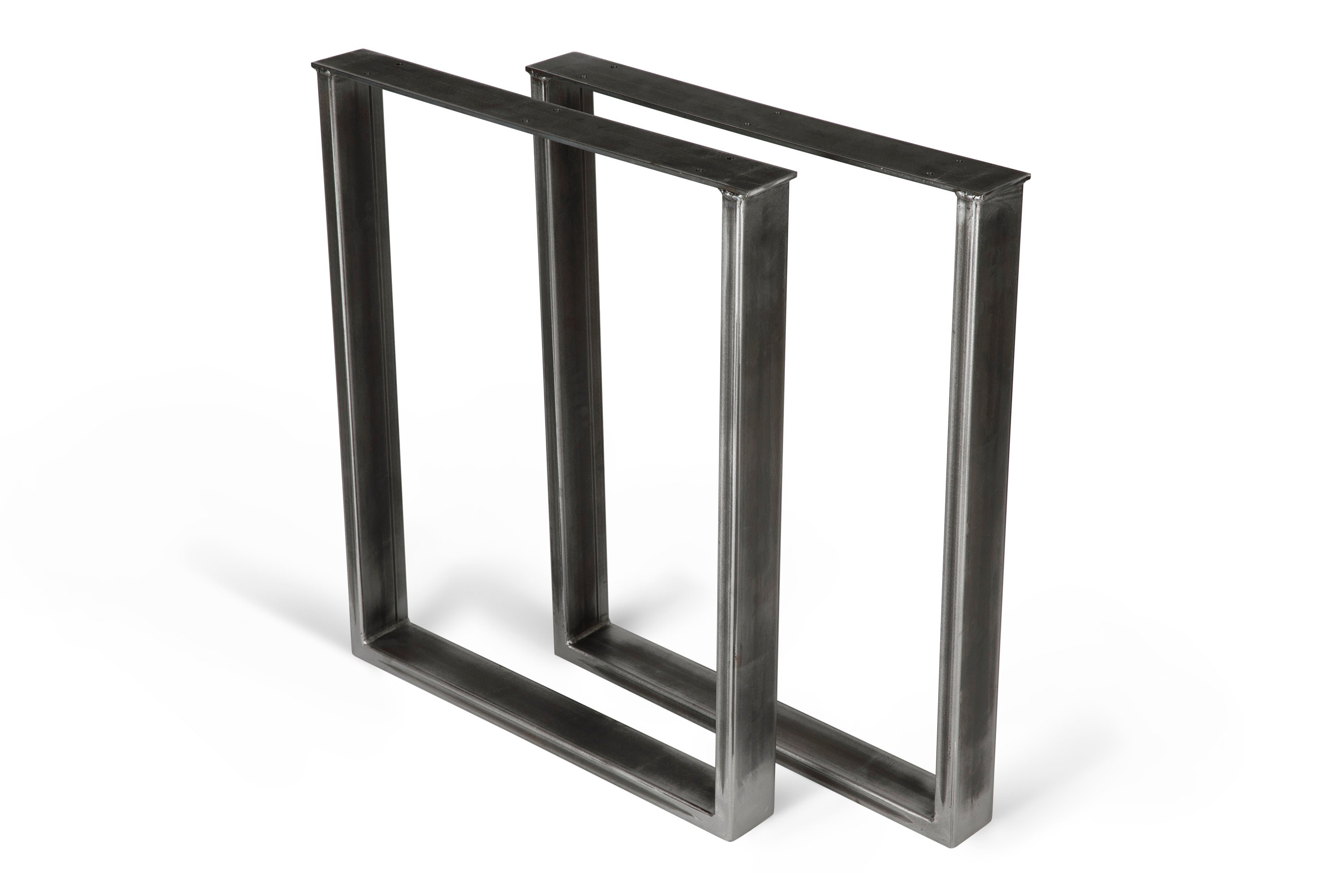 Square Metal Dining Table Legs - Modern Industrial American Steel Legs ...