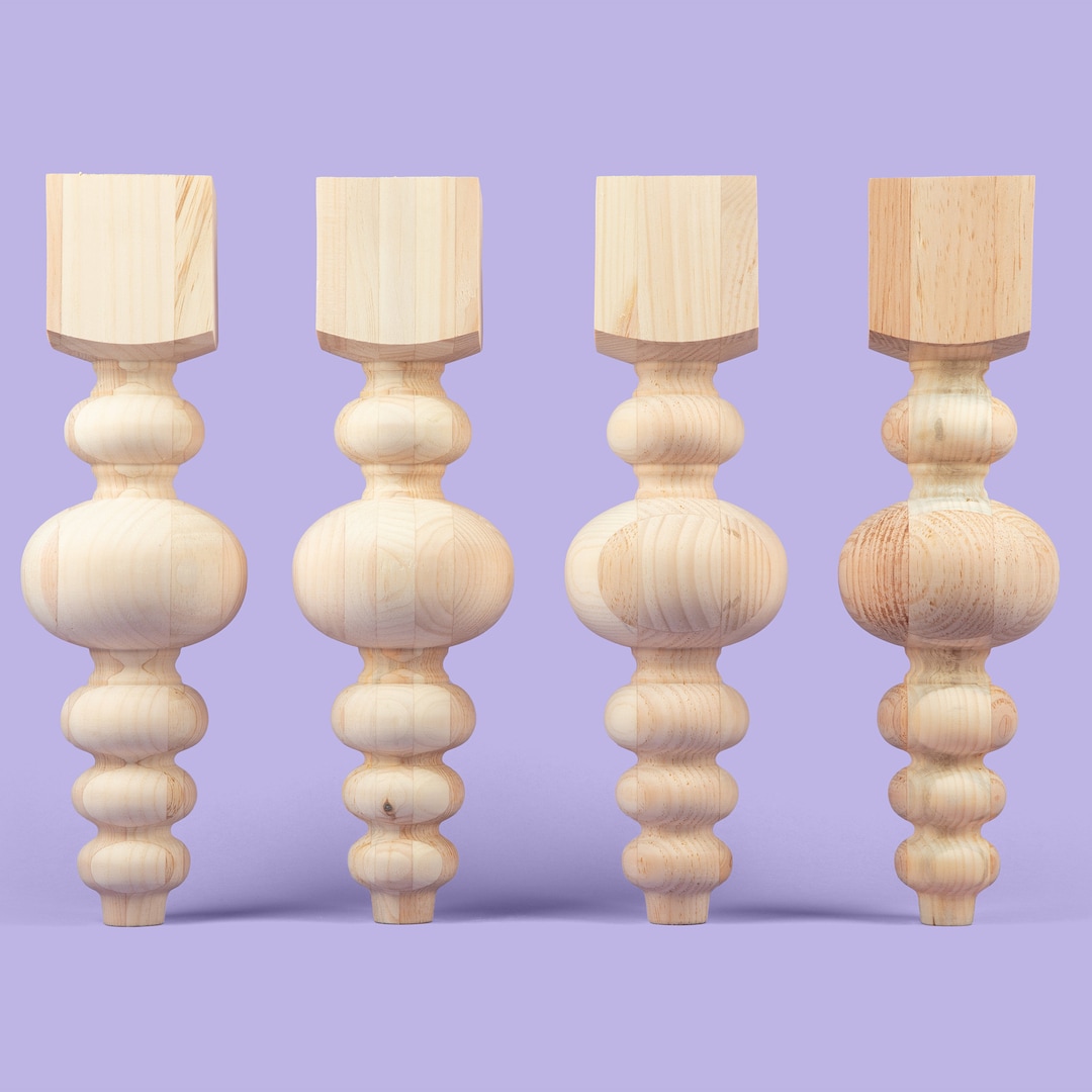 Massive Modern Bench Legs - 4.75" X 16" - Set of 4 - Handmade in NC - Etsy