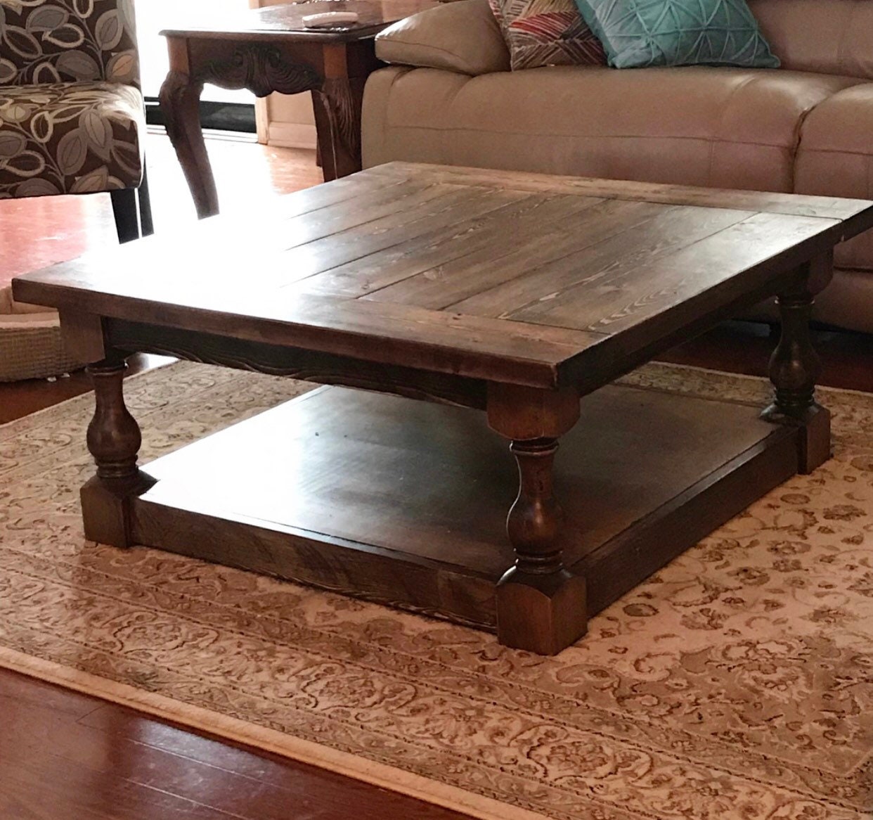Countryside Chunky Farmhouse Bench Legs - Set of 4 - Unfinished ...