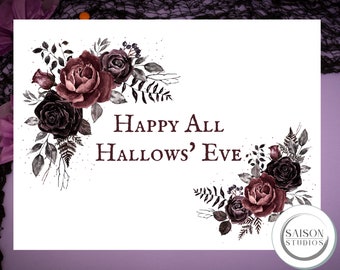 All Hallows Eve Print - Etsy