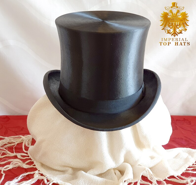 Extra-tall Silk Top Hat, Size 7 1/4 UK | 59 - Etsy