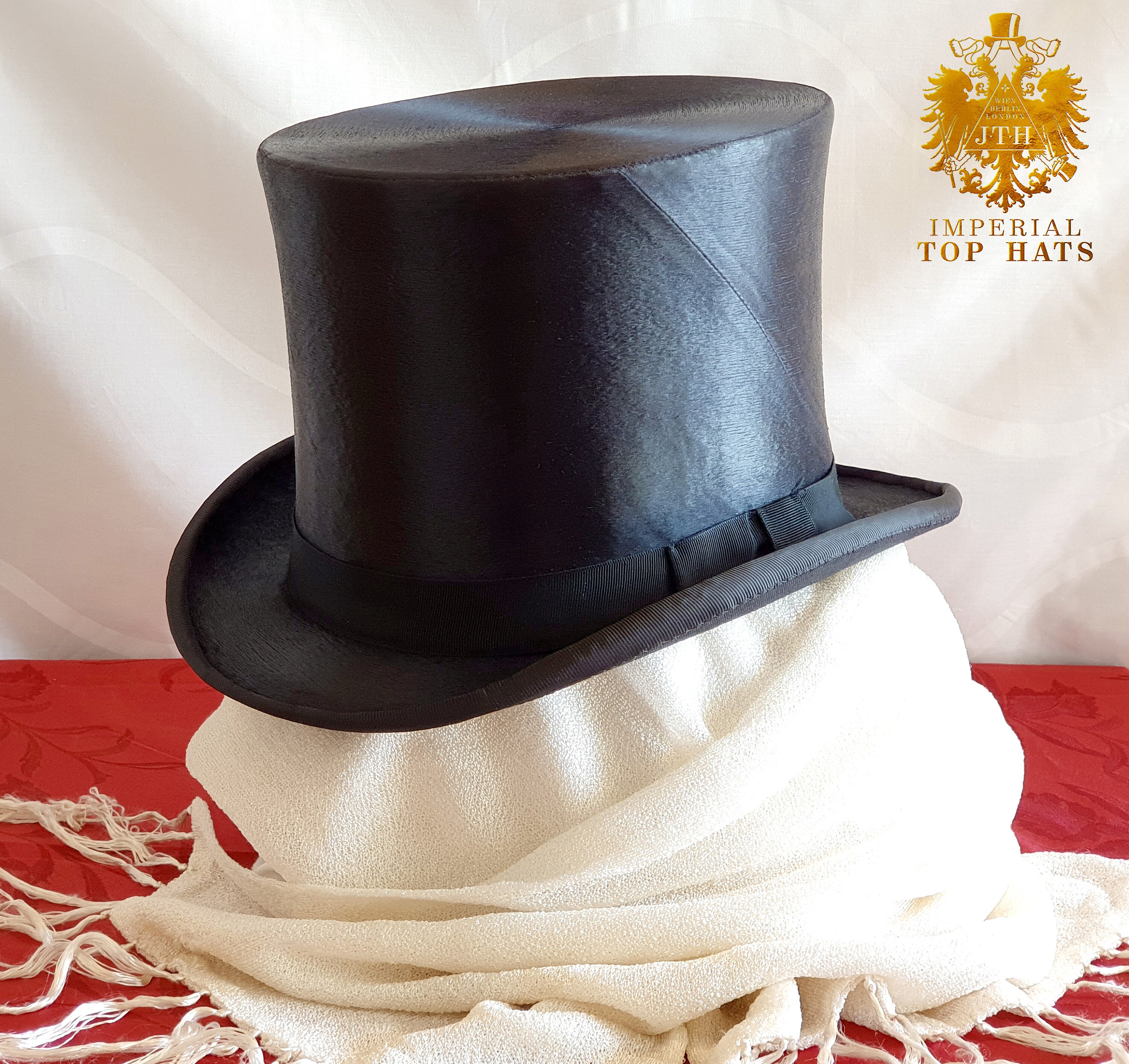 Brand-new Extra Large Extra-tall Silk Top Hat Size 7 1/2 UK | Etsy
