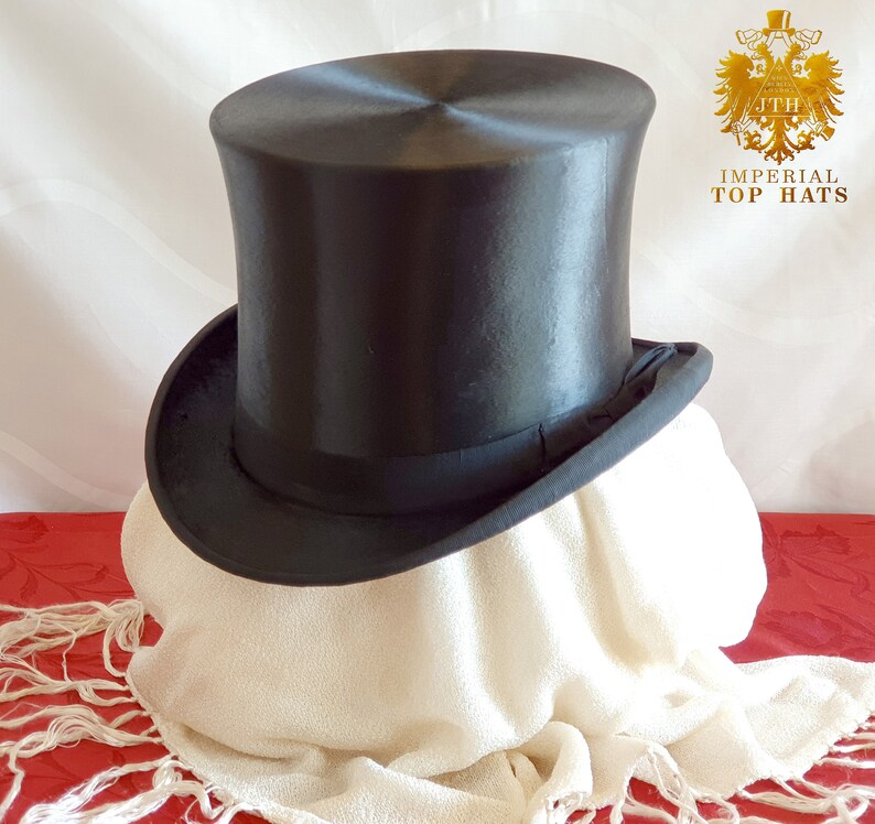 Extra-tall Silk Top Hat, Size 7 1/4 UK | 59 - Etsy