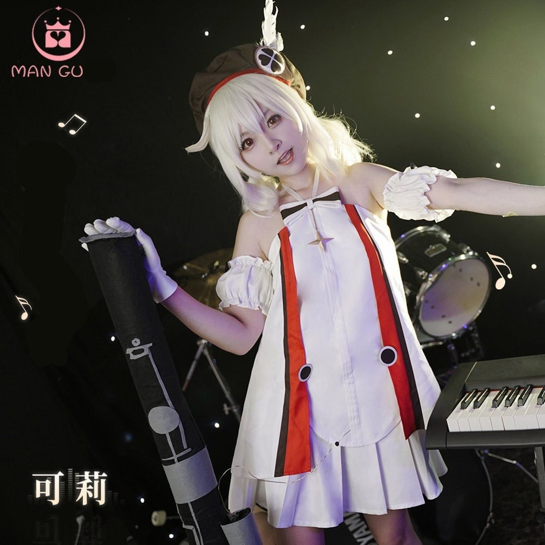 Klee Cosplay Costume Genshin Impact Concert Women Dress Wig - Etsy