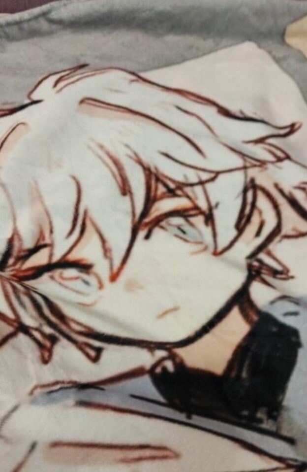 Smug Albedo Smirk Genshin Impact Blankets Fleece Print Anime - Etsy