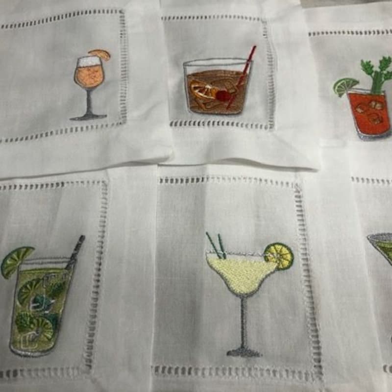 Cocktail Napkins - Etsy