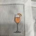 Alcohol Themed Embroidered Cocktail Napkins, Boozy Cocktail Napkins Set ...