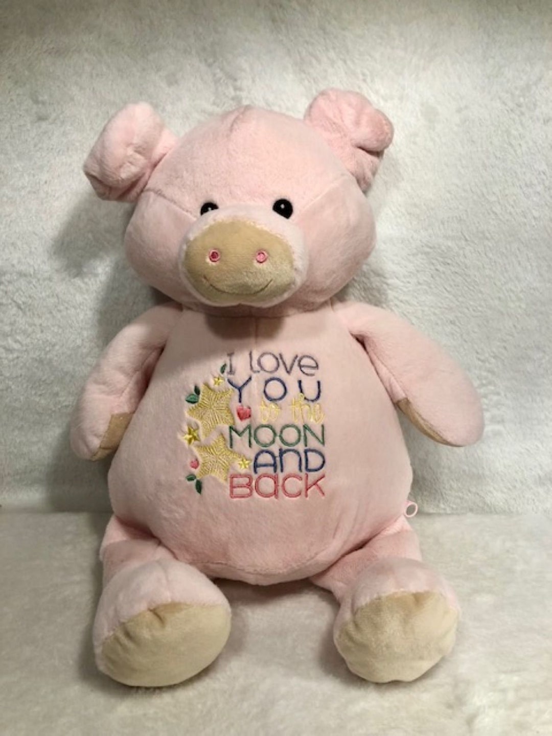 Customized Pig Stuffed Animal, Embroidered, Customized, Personalized ...