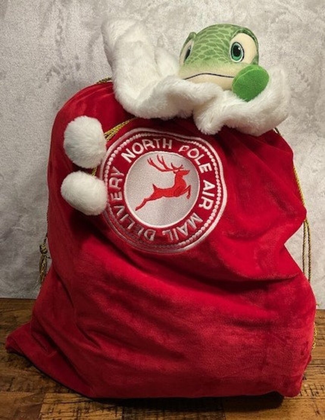 Personalized Santa Sack, Embroidered, X-large, Personalized, Santa Bag ...