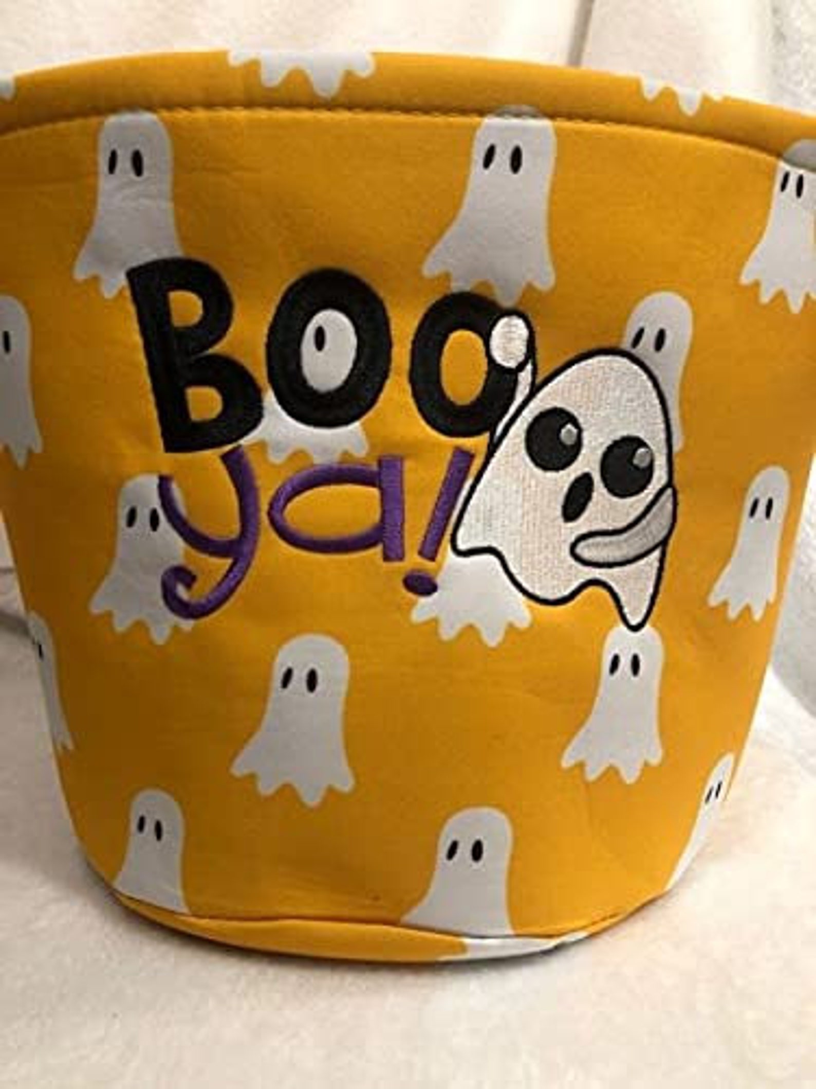Personalized Halloween Bucket, Halloween Basket, Girl Ghost Bucket, Boy ...