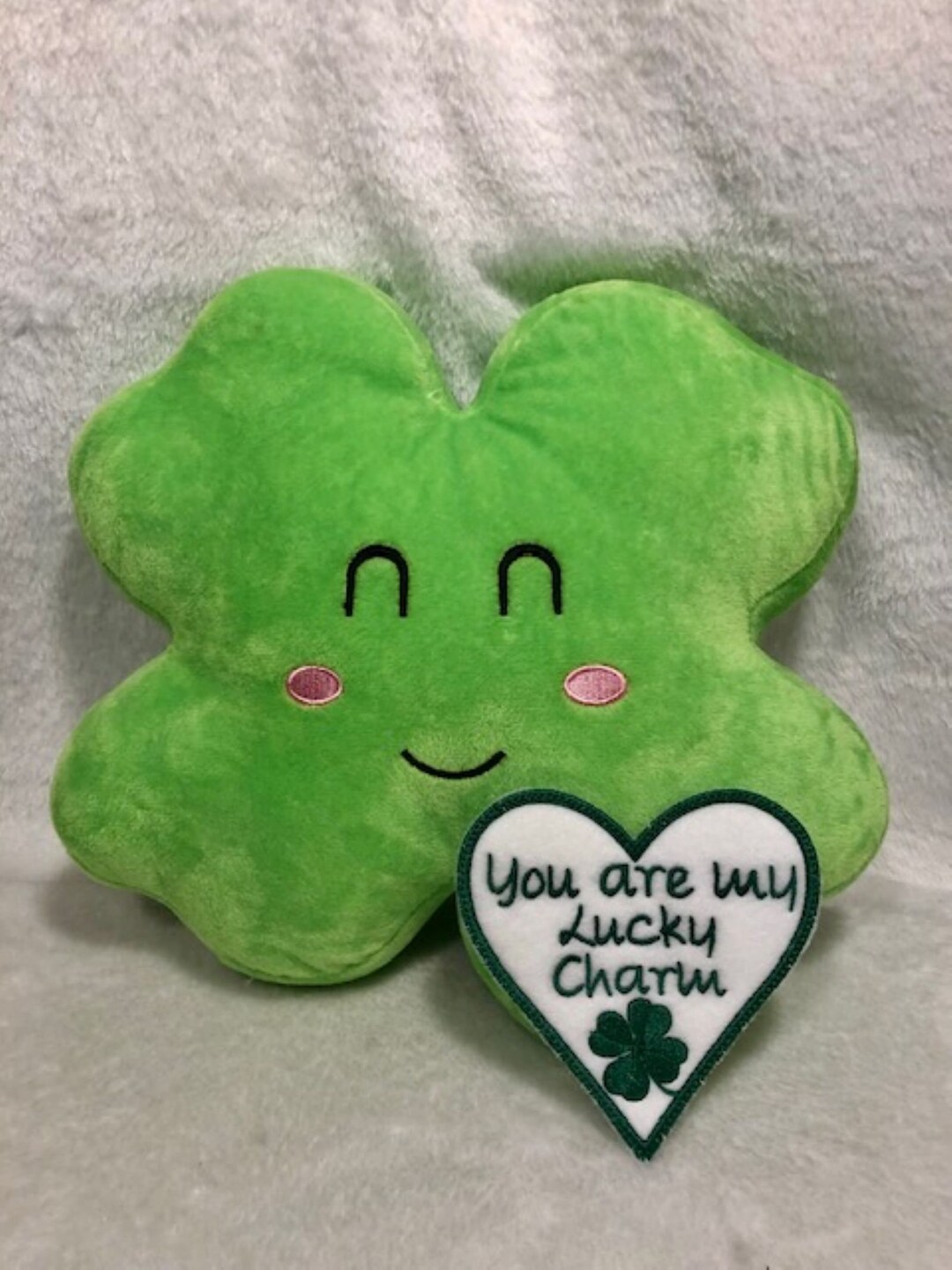 You Are My Lucky Charm Shamrock Clover Plush St. Patricks Day Plush ...
