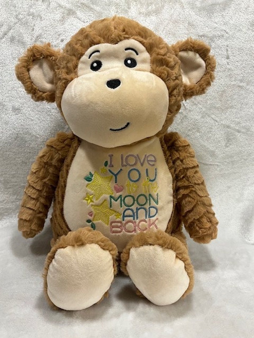 Monkey Plush Personalized Gift, Monkey Baby Gift Set, Monkey ...