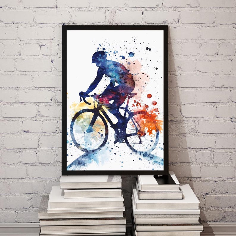 Road Bike Downloadable Art Work / Road Bikes / PNG / Multicolours ...