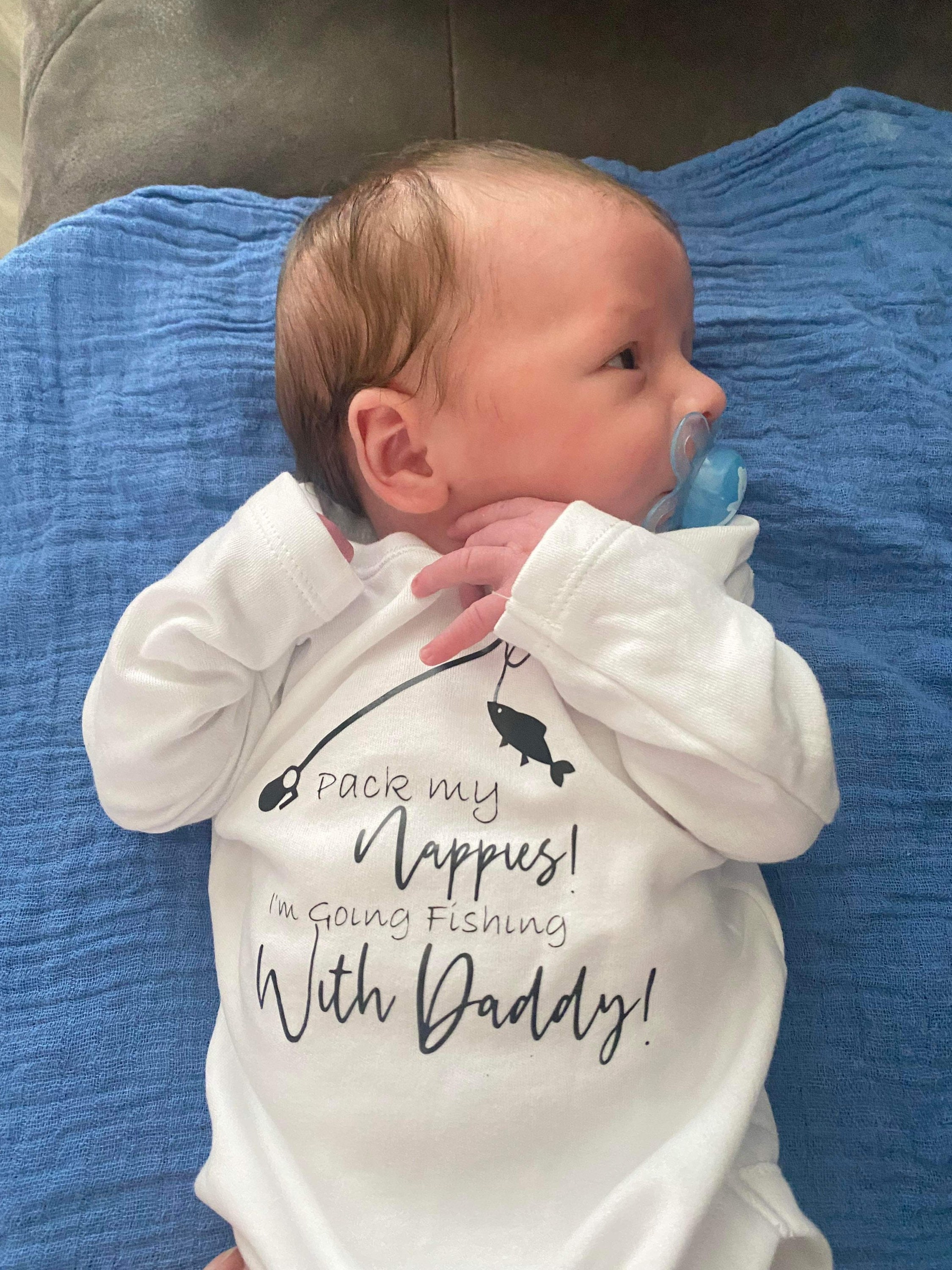 Pack My Nappies I’m Going Fishing With Daddy/ Mammy/ Grandad/grandma - Etsy