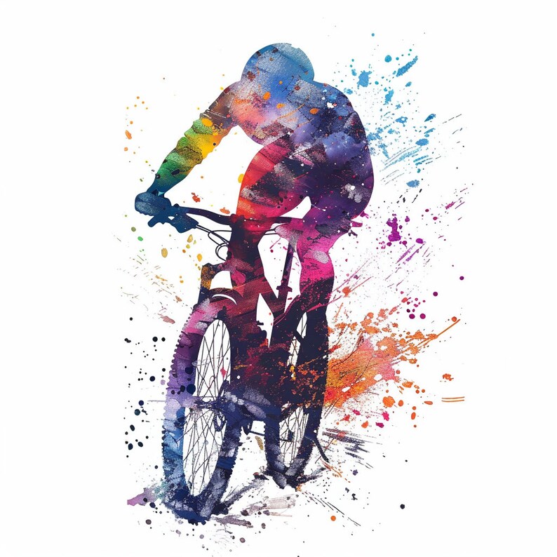Mountain Bike Downloadable Art Work /mountain Bikes / PNG ...
