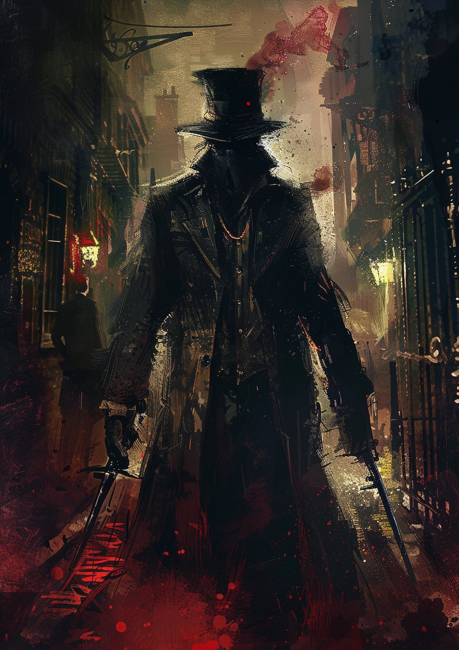 Jack the Ripper Art Work / 2 Designs / PNG/ Downloadable / Serial ...