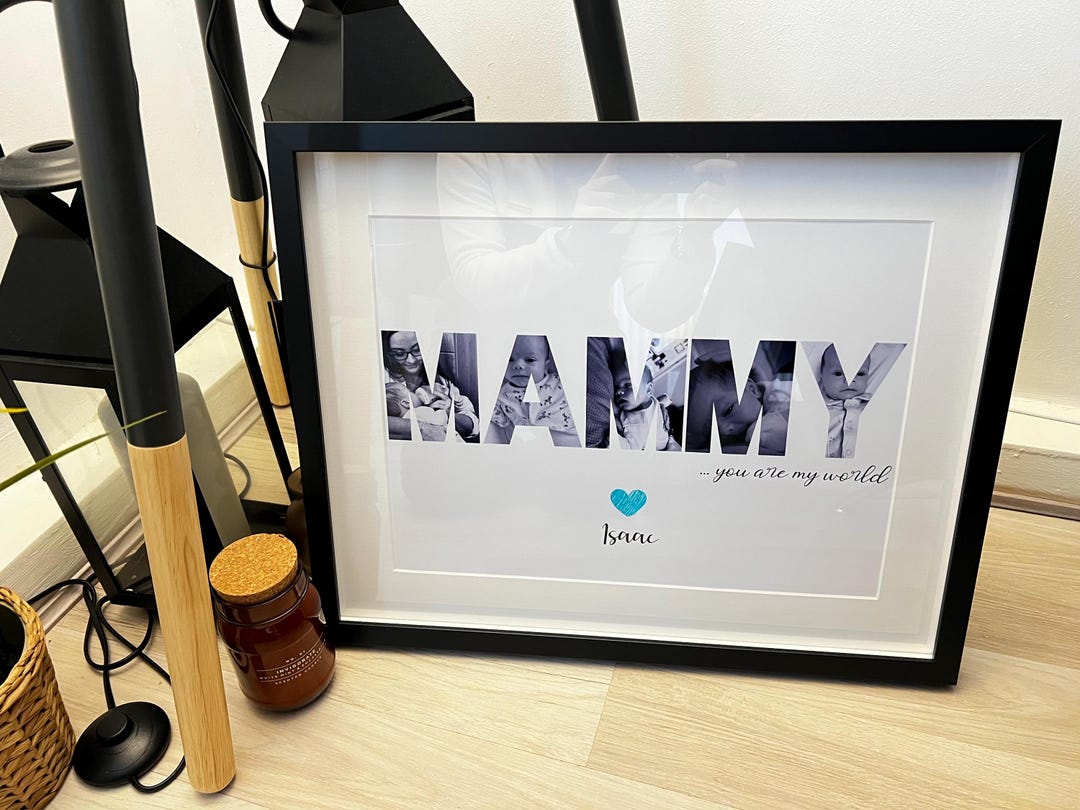 Mammy or Daddy Photo Print With Frame / Wall Print / Home Decor / A4 A3 ...