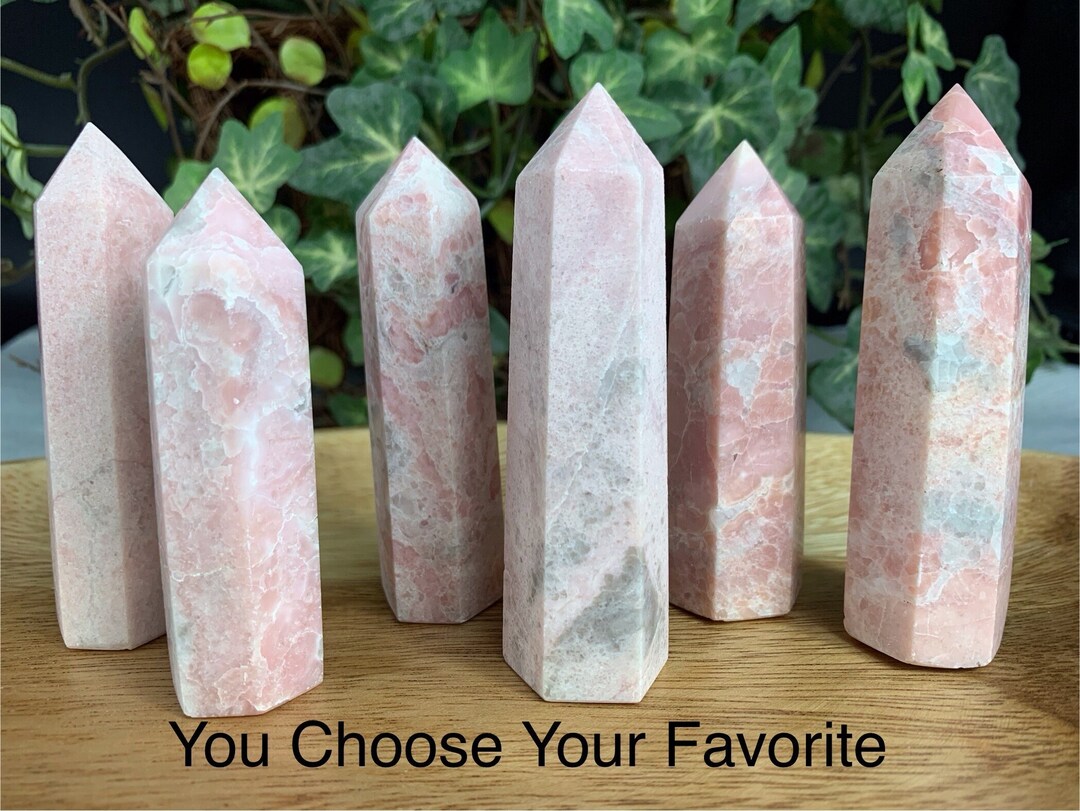 Pink Jade Towers, Pink Jade Obelisk, You Choose Your Favorite, Unique ...