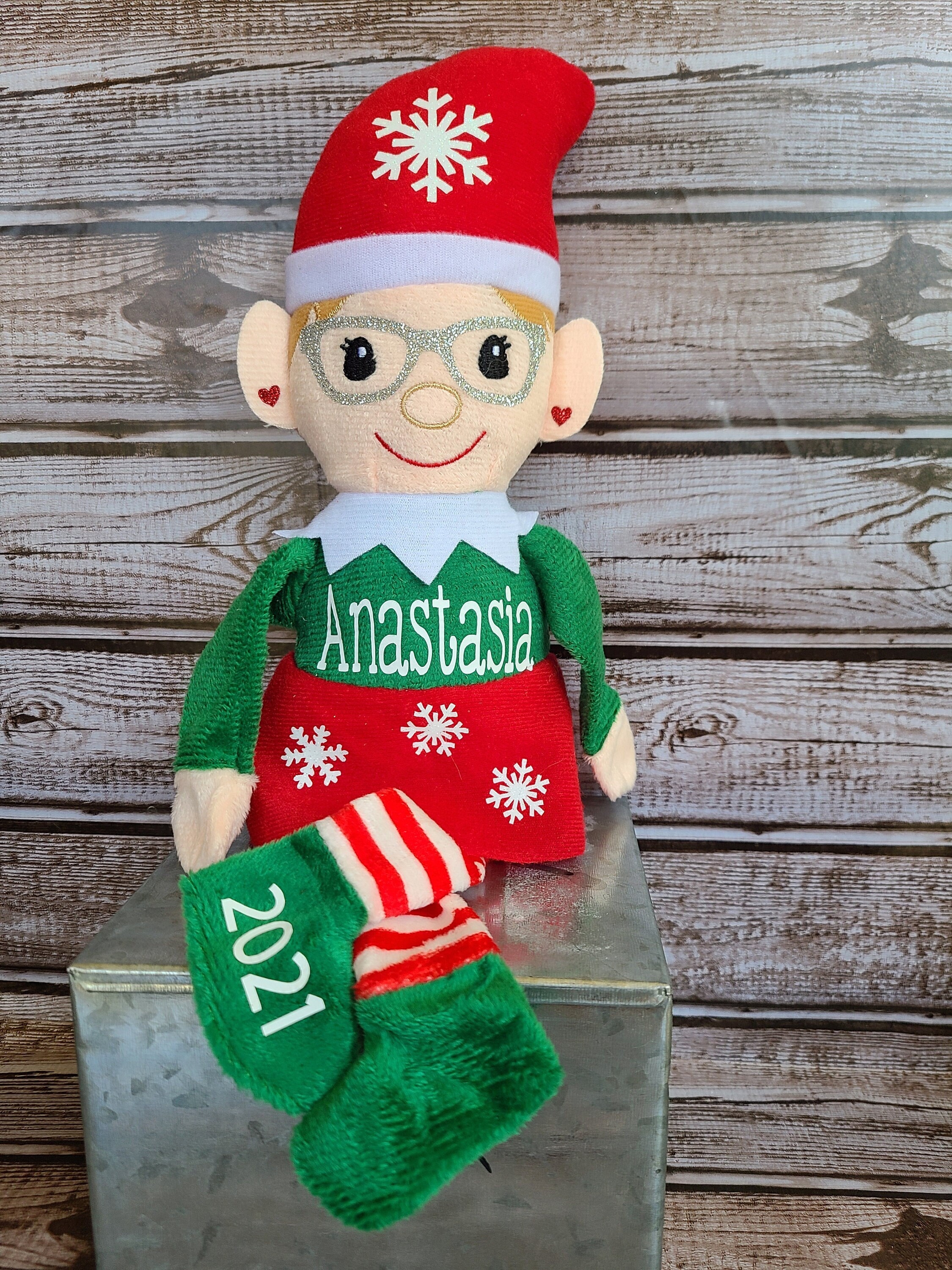 Personalized ELF Christmas Elves Elf Plush Stuffies Baby's - Etsy UK