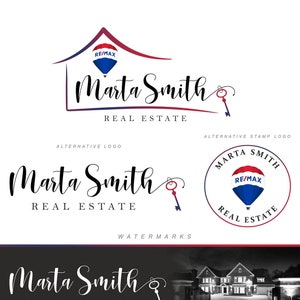REMAX Balloon Logo, Real Estate Logo Design, Branding Kit, Realtor Logo ...