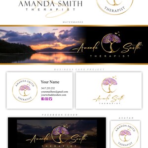 Life Coach Therapy Logo, Psychologist Logo, Tree of Life Logo Design ...